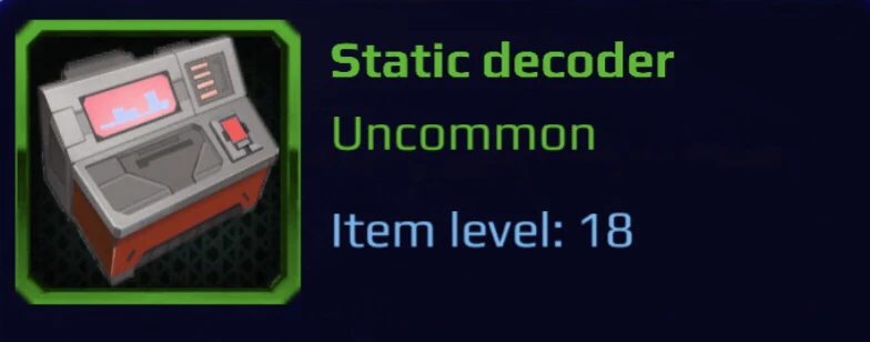 Static decoder | Star Conflict Heroes Wiki | Fandom