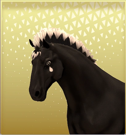 Mohawk Friesian | Star Equestrian Wiki | Fandom