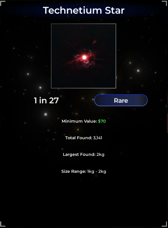 Technetium Star | Star Fishing Wiki | Fandom