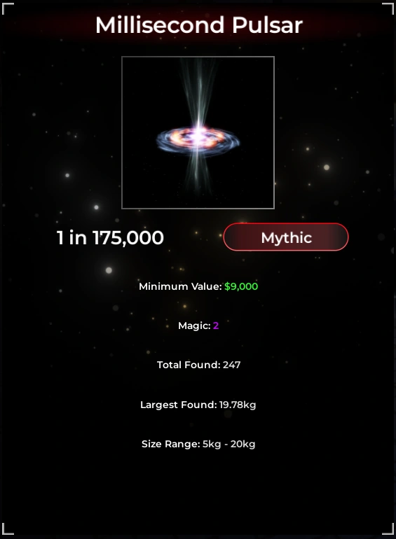 Millisecond Pulsar | Star Fishing Wiki | Fandom