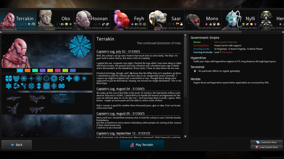 Races | Star Ruler 2 Wiki | Fandom