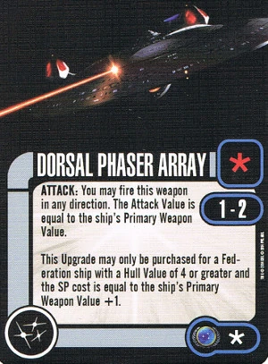 Dorsal Phaser Array (Cost *) | Star Trek: Attack Wing Wiki | Fandom