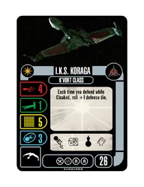 IKS Koraga - K'Vort Class (Cost 26) | Star Trek: Attack Wing Wiki | Fandom