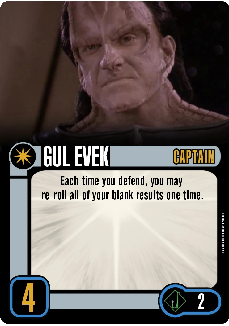 Gul Evek (Skill 4 Cost 2) | Star Trek: Attack Wing Wiki | Fandom