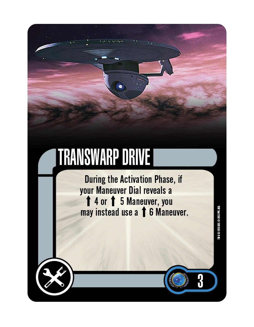 Transwarp Drive (Cost 3) | Star Trek: Attack Wing Wiki | Fandom