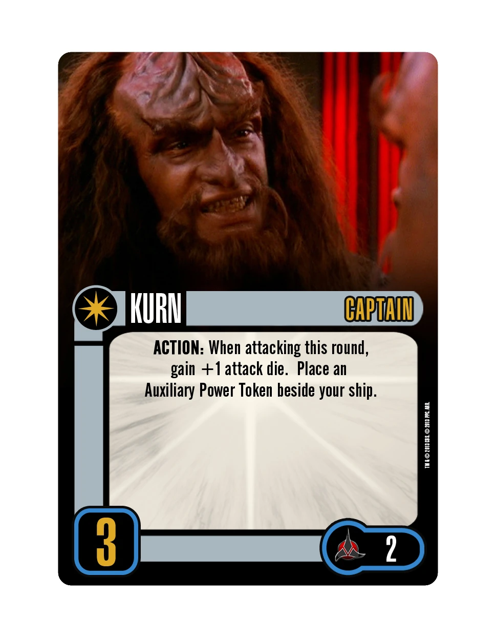 Kurn (Skill 3 Cost 2) | Star Trek: Attack Wing Wiki | Fandom