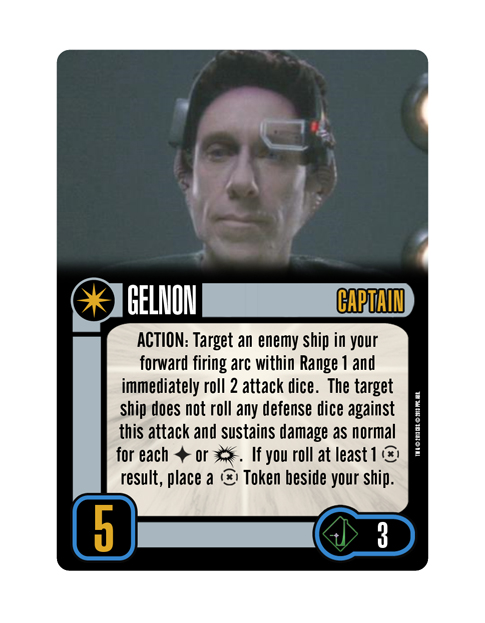 Gelnon Skill 5 Cost 3 Star Trek Attack Wing Wiki Fandom