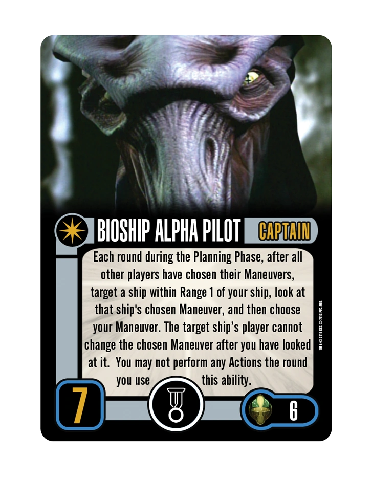 Bioship Alpha Pilot (Skill 7 Cost 6) | Star Trek: Attack Wing Wiki | Fandom
