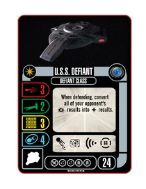 USS Defiant - Defiant Class (Cost 24) | Star Trek: Attack Wing Wiki ...