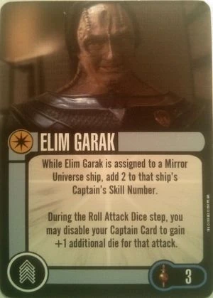Elim Garak (Cost 3) (Mirror Universe) | Star Trek: Attack Wing Wiki ...