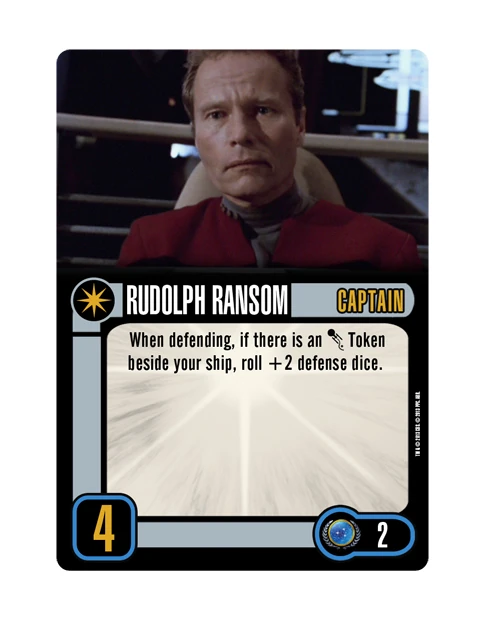 Rudolph Ransom (Skill 4 Cost 2) | Star Trek: Attack Wing Wiki | Fandom