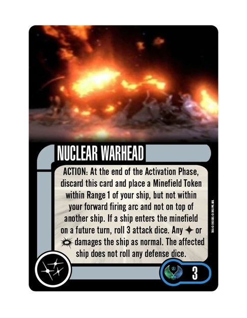 Nuclear Warhead (Cost 3) | Star Trek: Attack Wing Wiki | Fandom