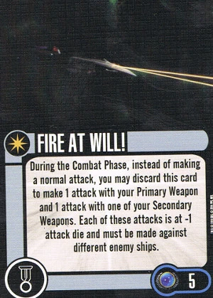 Fire at Will (Cost 5) | Star Trek: Attack Wing Wiki | Fandom