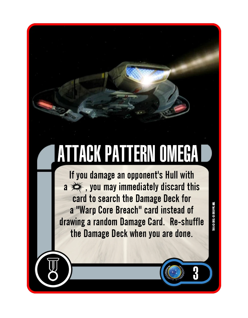 Attack Pattern Omega (Cost 3) | Star Trek: Attack Wing Wiki | Fandom