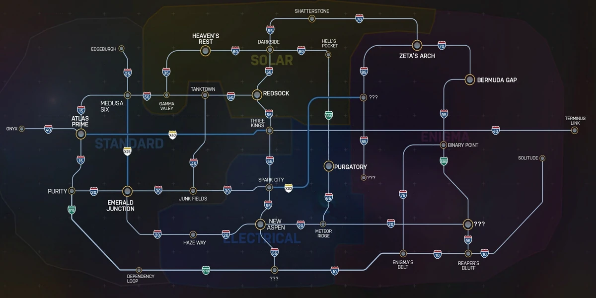 World Map | Star Trucker Wiki | Fandom