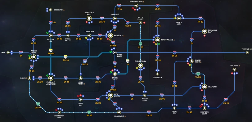 World Map | Star Trucker Wiki | Fandom