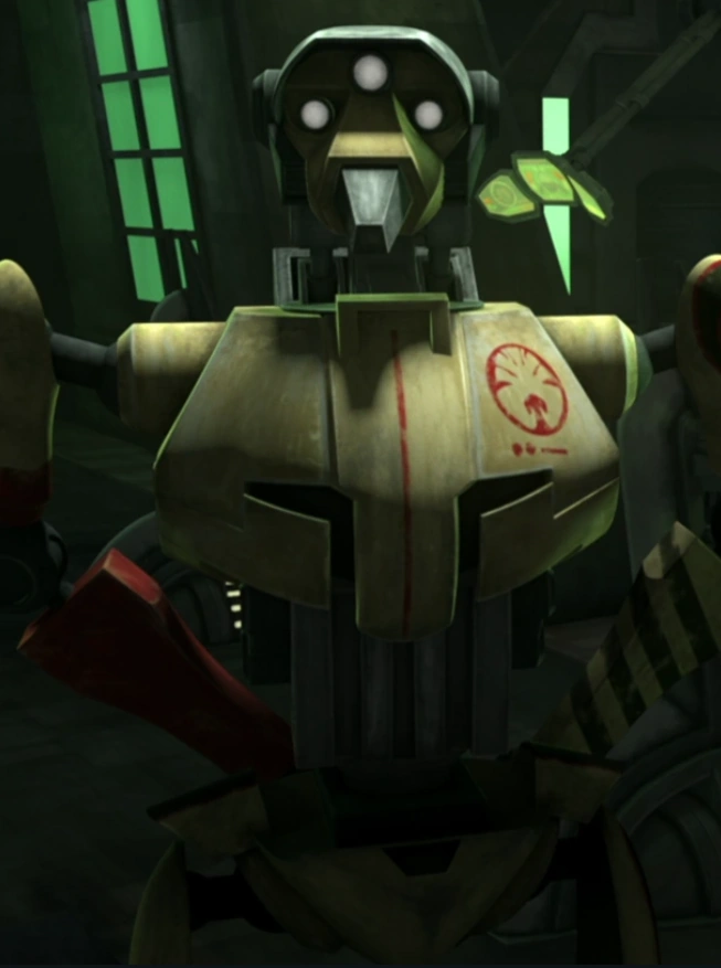 Unidentified super tactical droid (Anaxes) | Star Wars Canon Wiki | Fandom