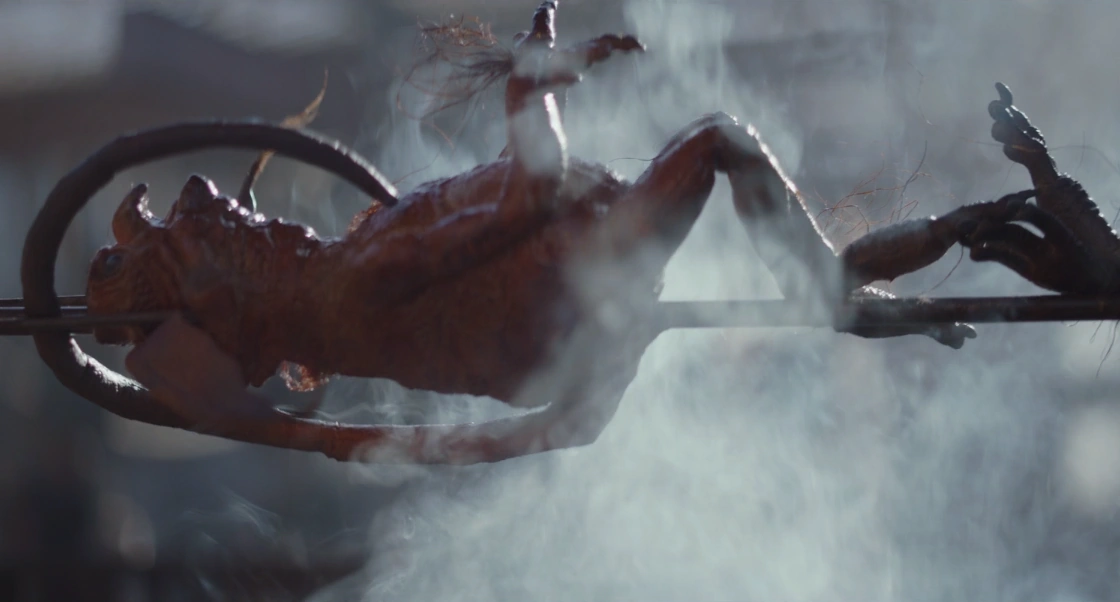 Roasted Kowakian monkey-lizard | Star Wars Canon Wiki | Fandom