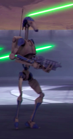 Unidentified reprogrammed battle droid 2 (R2-D2's droid squadron ...