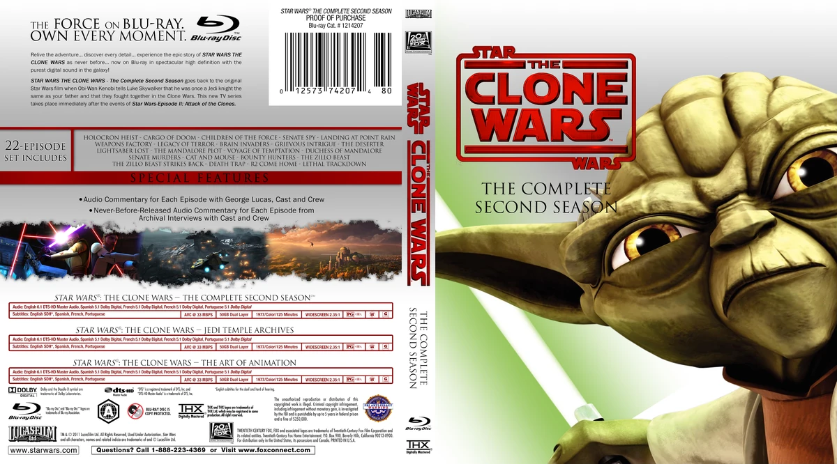 Star Wars: The Clone Wars The Complete Season Two | Star Wars Canon ...