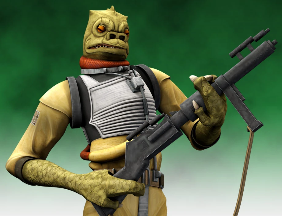 Bossk's blaster rifle | Star Wars Canon Wiki | Fandom