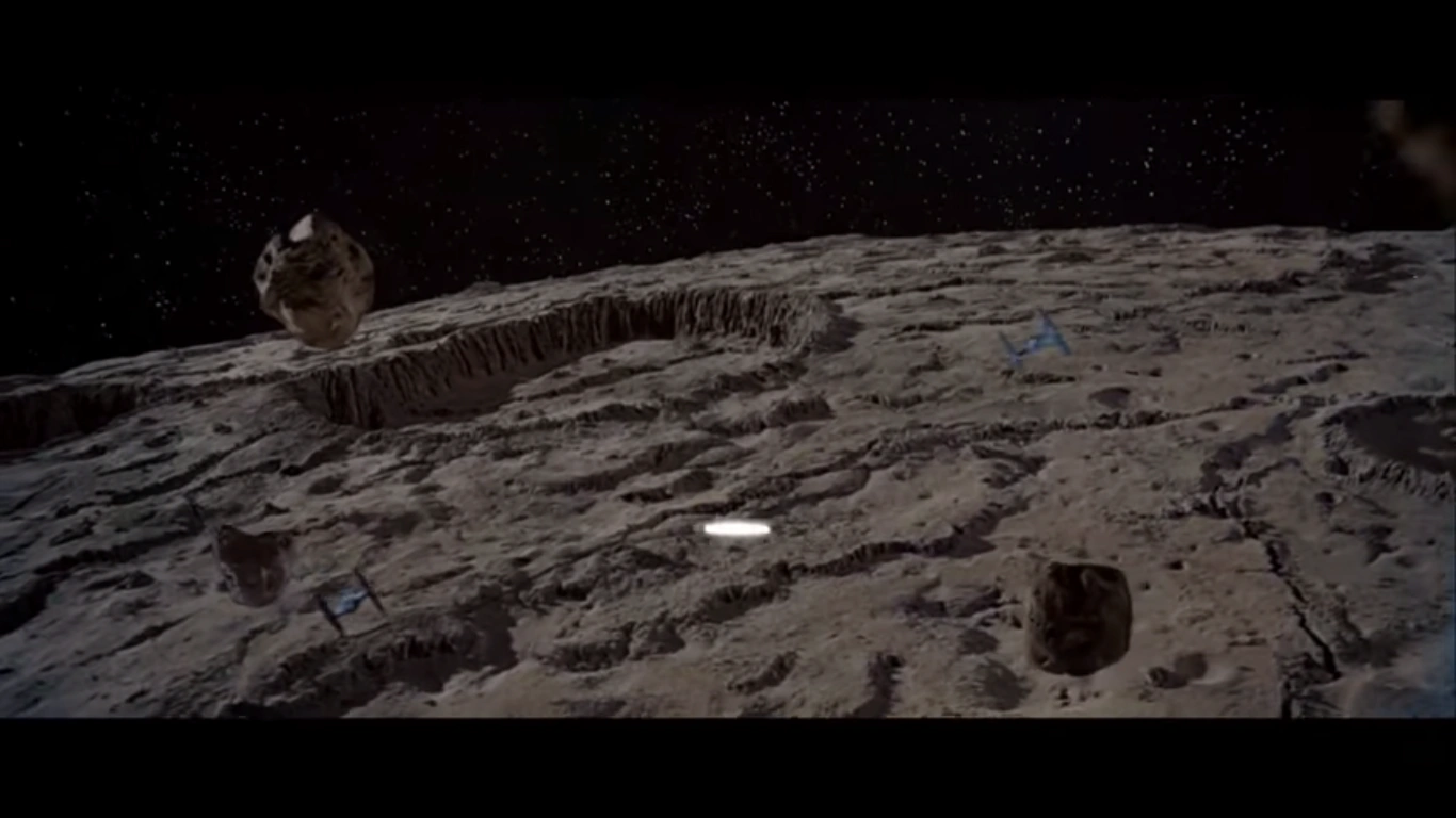 Empire Strikes Back Asteroid Field