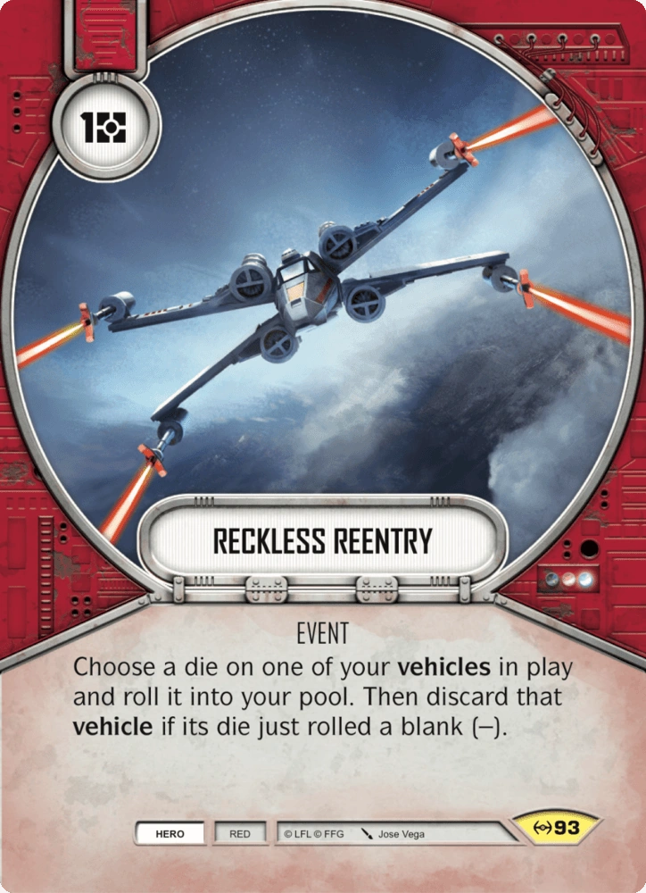 Reckless Reentry | Star Wars: Destiny Card Game Wikia | Fandom