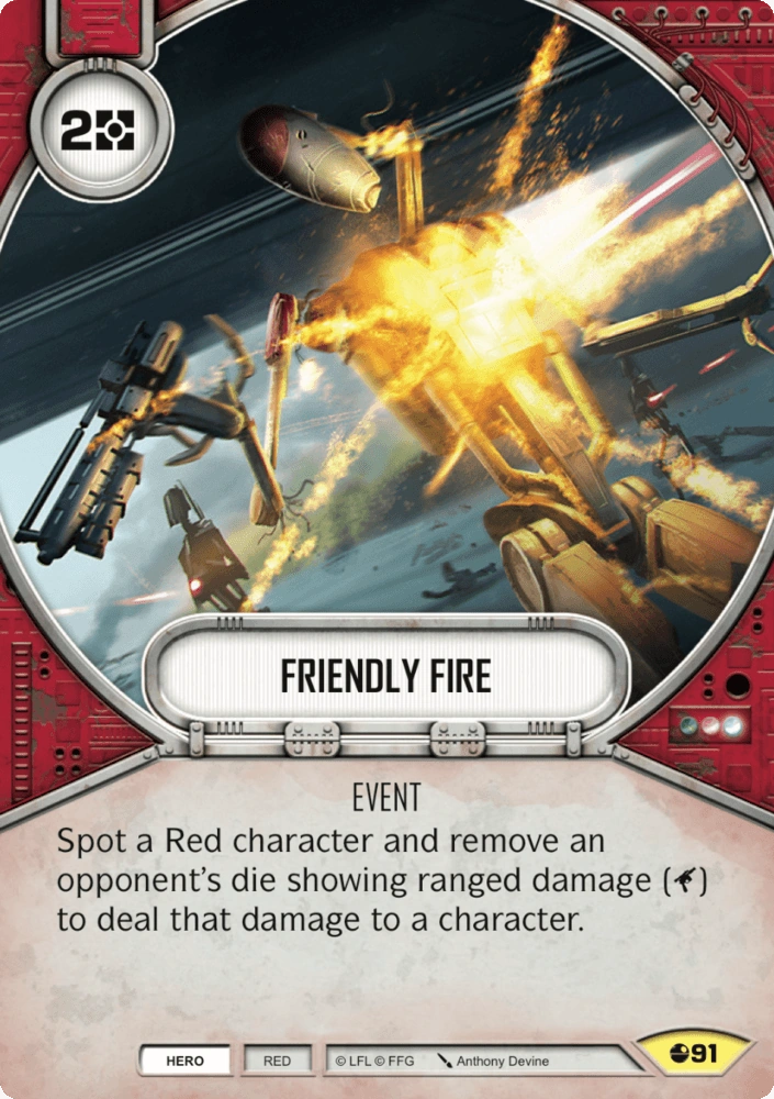 Friendly Fire | Star Wars: Destiny Card Game Wikia | Fandom