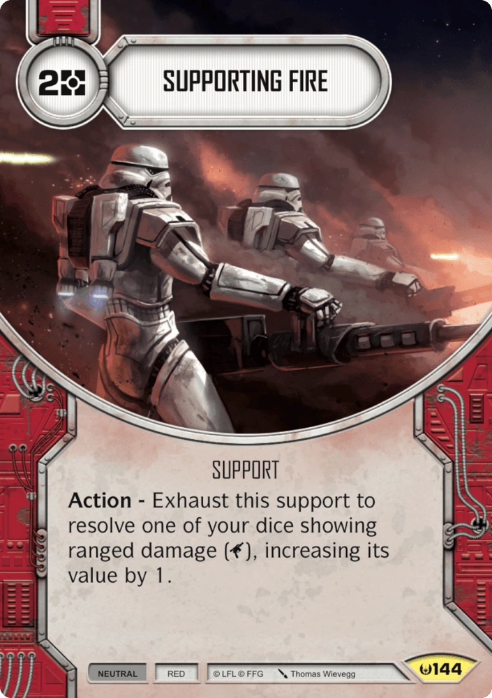 Supporting Fire | Star Wars: Destiny Card Game Wikia | Fandom