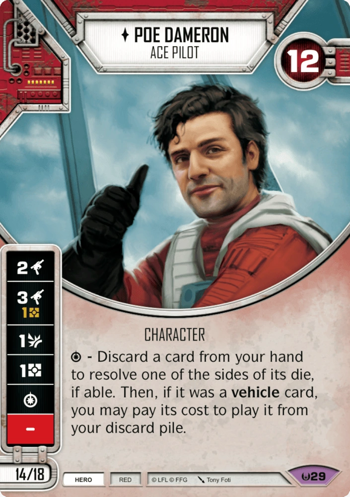 Poe Dameron | Star Wars: Destiny Card Game Wikia | Fandom