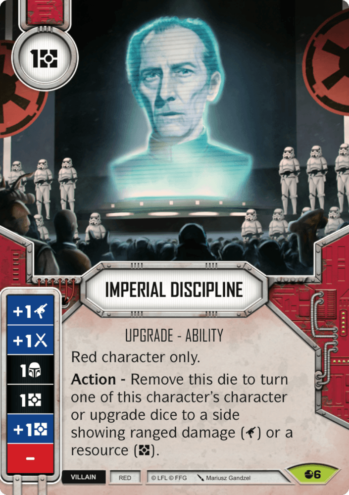 Imperial Discipline Star Wars Destiny Card Game Wikia Fandom