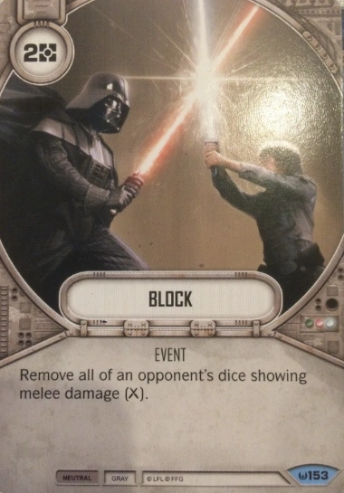 Block | Star Wars: Destiny Card Game Wikia | Fandom