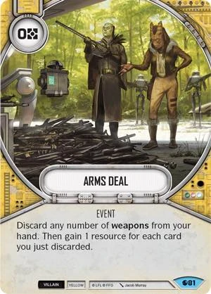 Arms Deal | Star Wars: Destiny Card Game Wikia | Fandom