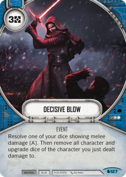 Decisive Blow | Star Wars: Destiny Card Game Wikia | Fandom
