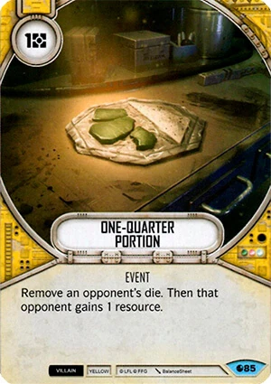One Quarter-Portion | Star Wars: Destiny Card Game Wikia | Fandom
