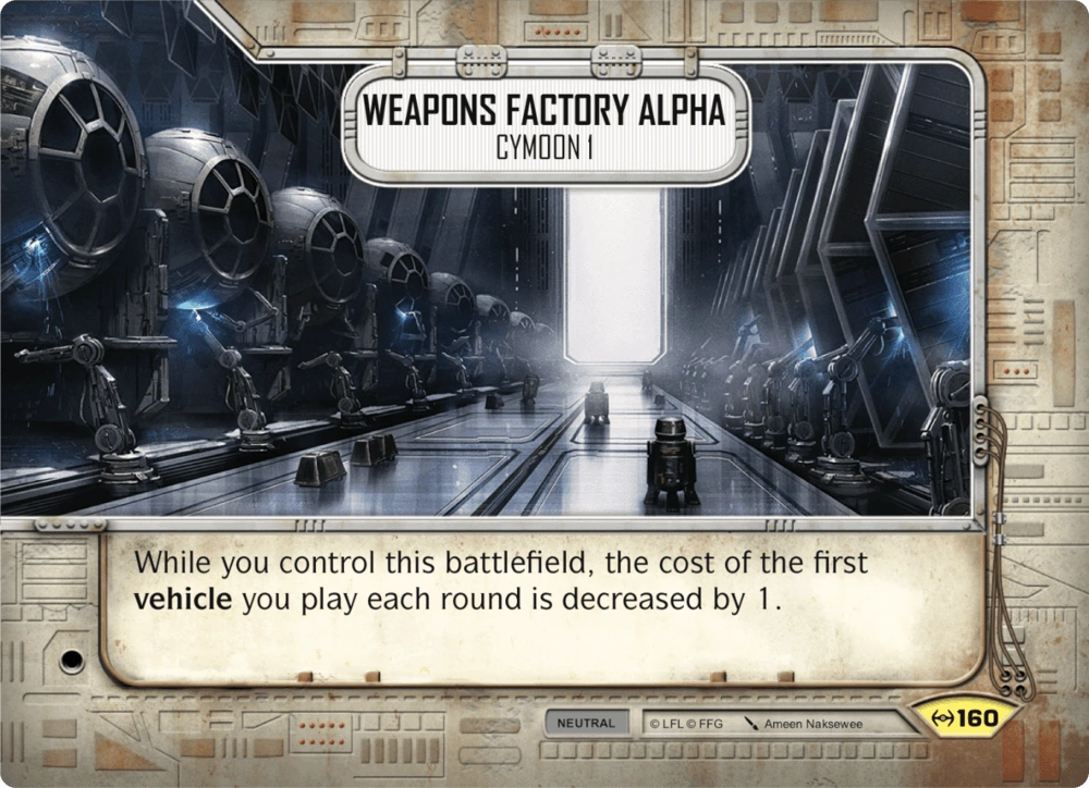 Weapons Factory Alpha | Star Wars: Destiny Card Game Wikia | Fandom