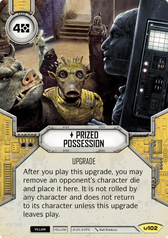 Prized Possession | Star Wars: Destiny Card Game Wikia | Fandom