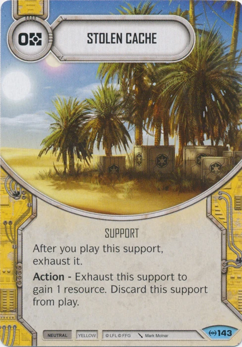 Stolen Cache | Star Wars: Destiny Card Game Wikia | Fandom
