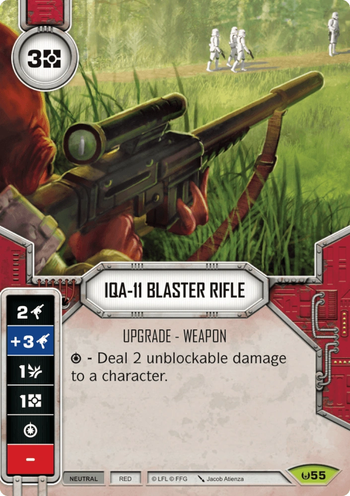 IQA-11 Blaster Rifle | Star Wars: Destiny Card Game Wikia | Fandom