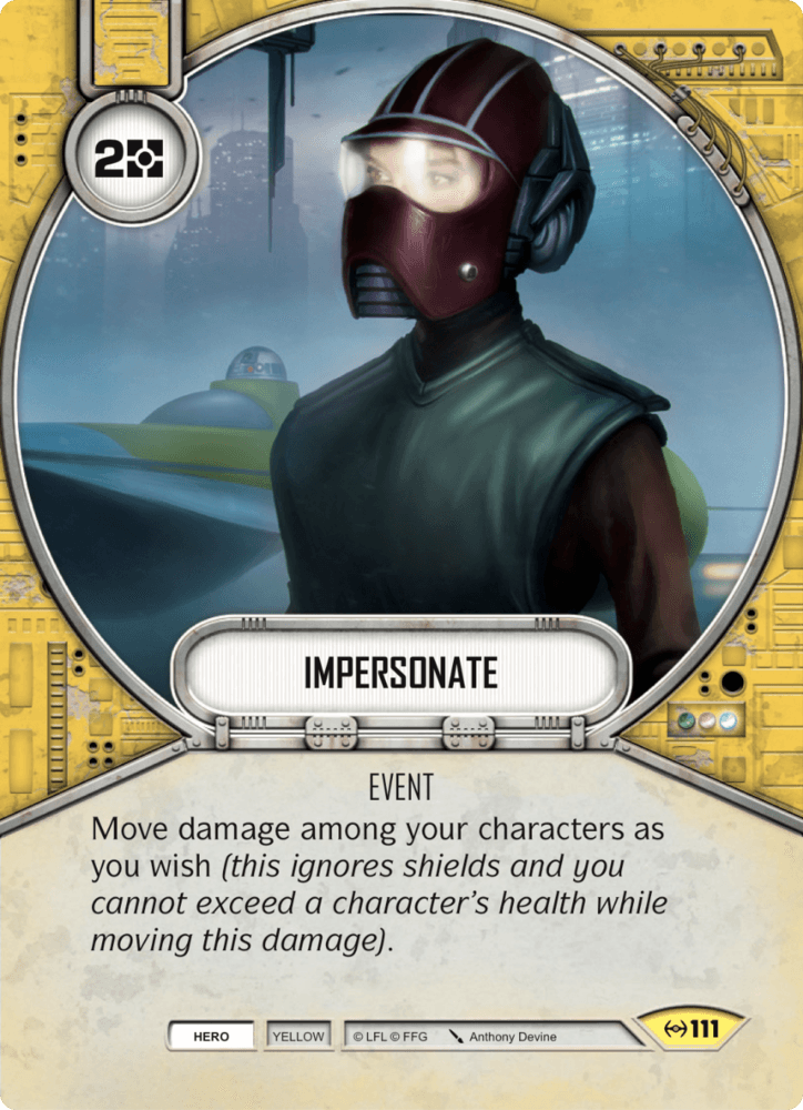 Impersonate Star Wars Destiny Card Game Wikia Fandom