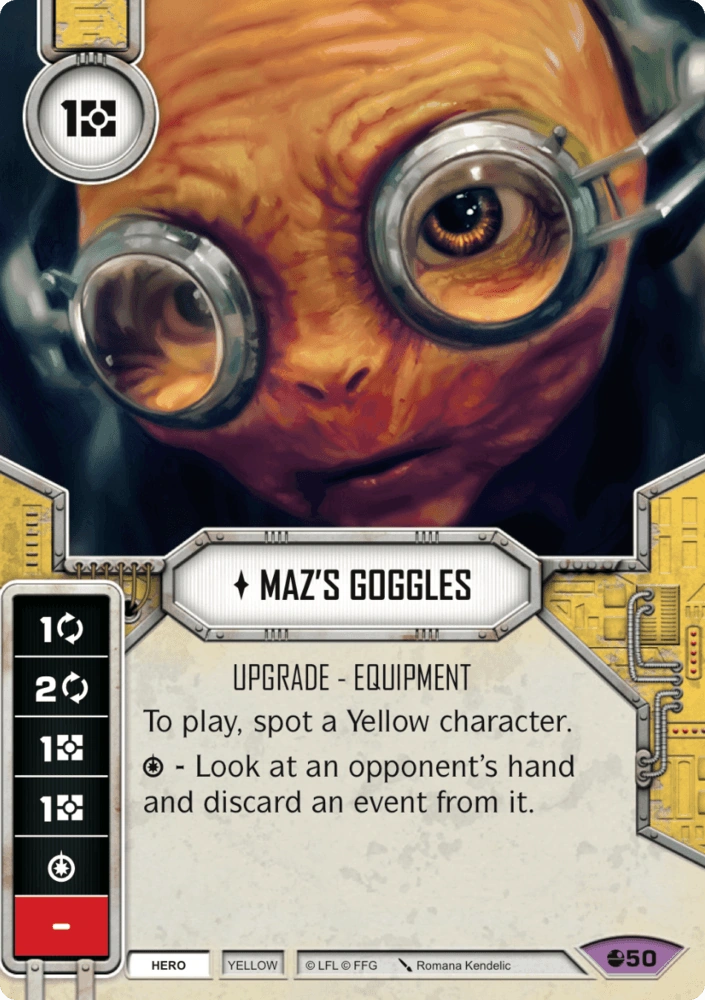 Maz's Goggles | Star Wars: Destiny Card Game Wikia | Fandom