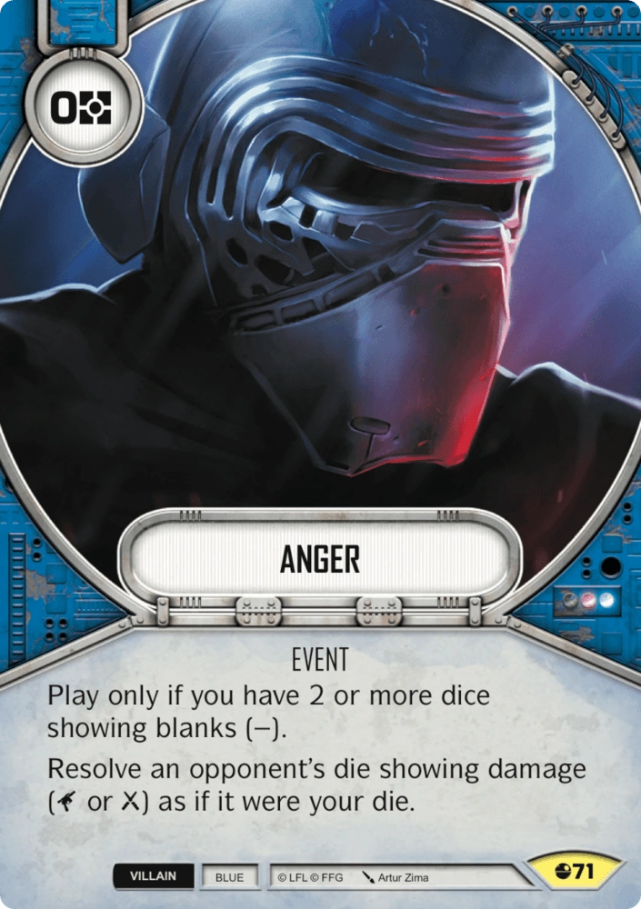 Anger | Star Wars: Destiny Card Game Wikia | Fandom