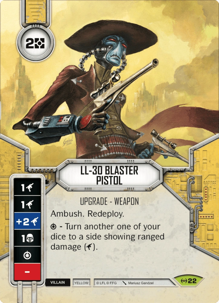 LL-30 Blaster Pistol | Star Wars: Destiny Card Game Wikia | Fandom