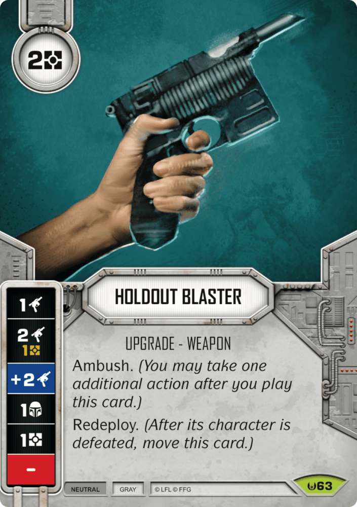 Holdout Blaster | Star Wars: Destiny Card Game Wikia | Fandom