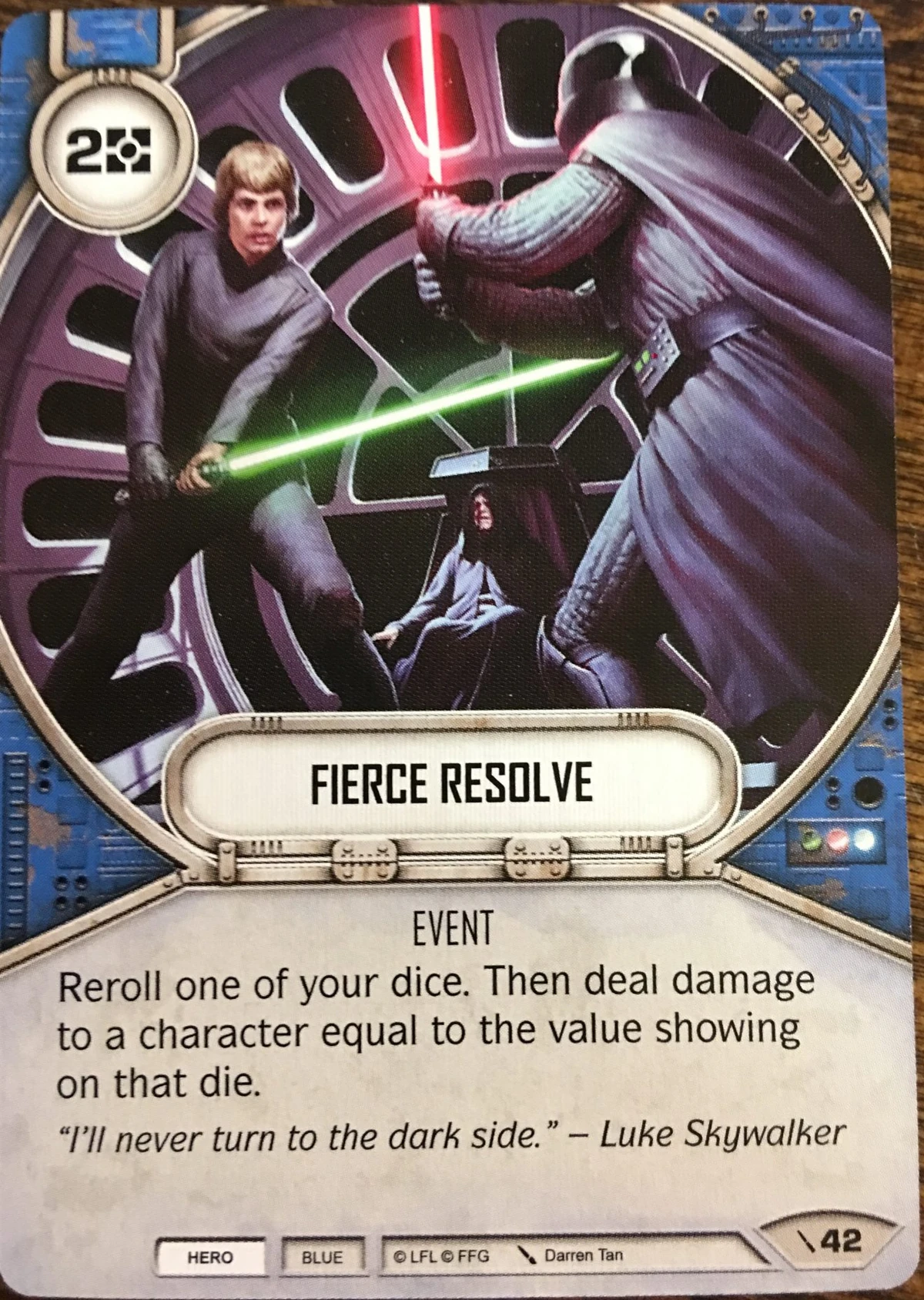 Fierce Resolve | Star Wars: Destiny Card Game Wikia | Fandom