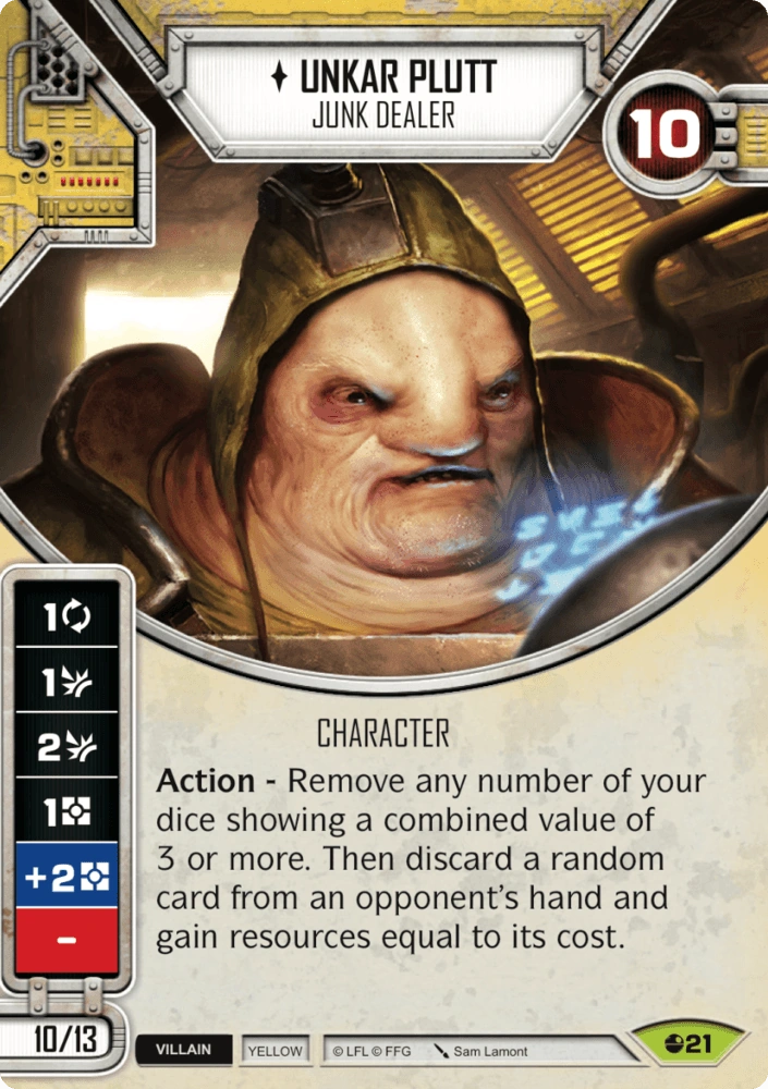 Unkar Plutt | Star Wars: Destiny Card Game Wikia | Fandom