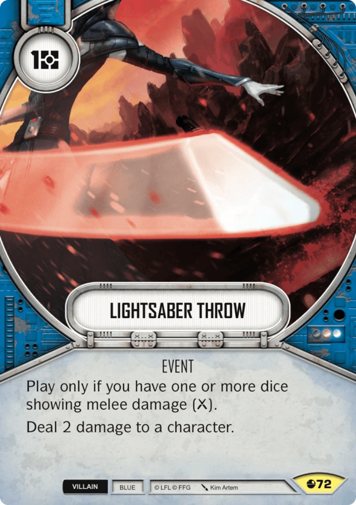 Lightsaber Throw | Star Wars: Destiny Card Game Wikia | Fandom