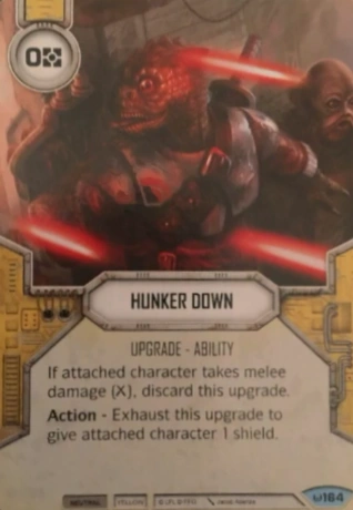 Hunker Down | Star Wars: Destiny Card Game Wikia | Fandom