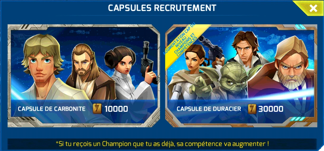 Champions | Wiki Star Wars : Galactic Defense | Fandom