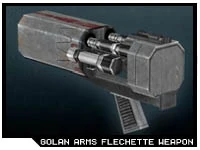 Golan Arms FC-1 Flechette Weapon | Star Wars Jedi Knight Wiki | Fandom